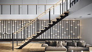Mono Stringer Staircases | Modern Floating Stair| Salter Stairs